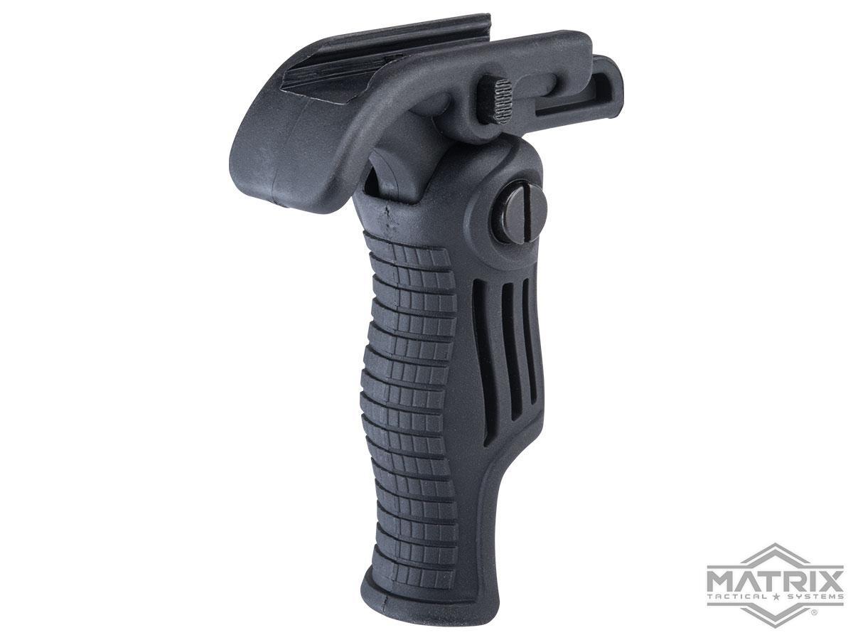 Matrix Contoured Folding Vertical Grip (Color: Black) – Jackal Tactical